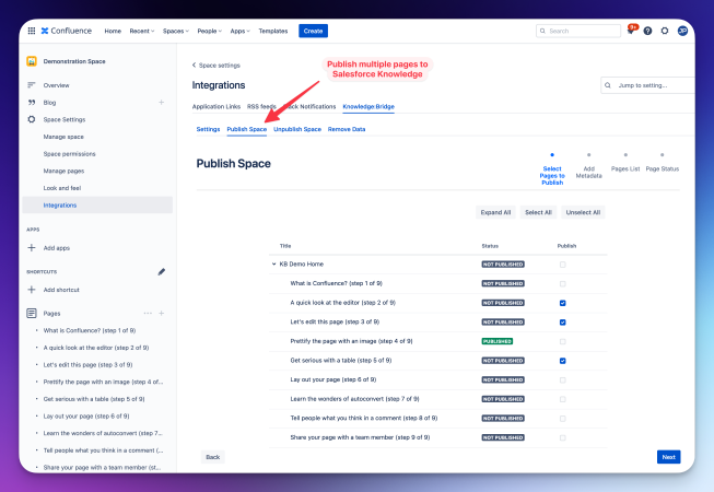 Connector for Salesforce Knowledge and Confluence - Version history ... Connector for Salesforce Knowledge and Confluence - Version history ...