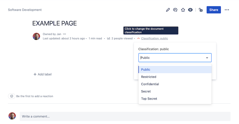 Classification App For Confluence Atlassian Marketplace