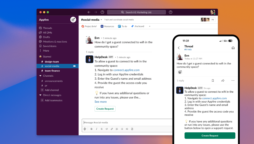 HelpDesk+ AI-Powered Slack Support | Atlassian Marketplace HelpDesk+ AI-Powered Slack Support | Atlassian Marketplace