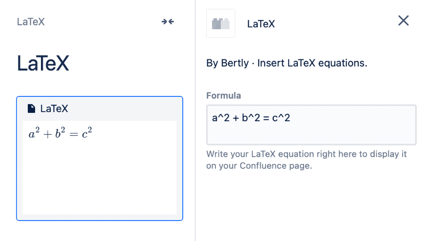 Latex For Confluence | Atlassian Marketplace