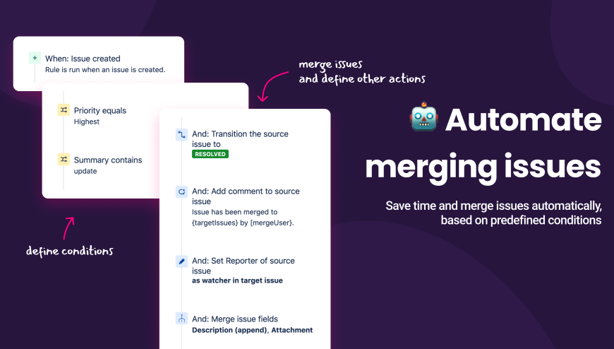 🔗 Issue Merger - Better incident management | Atlassian Marketplace