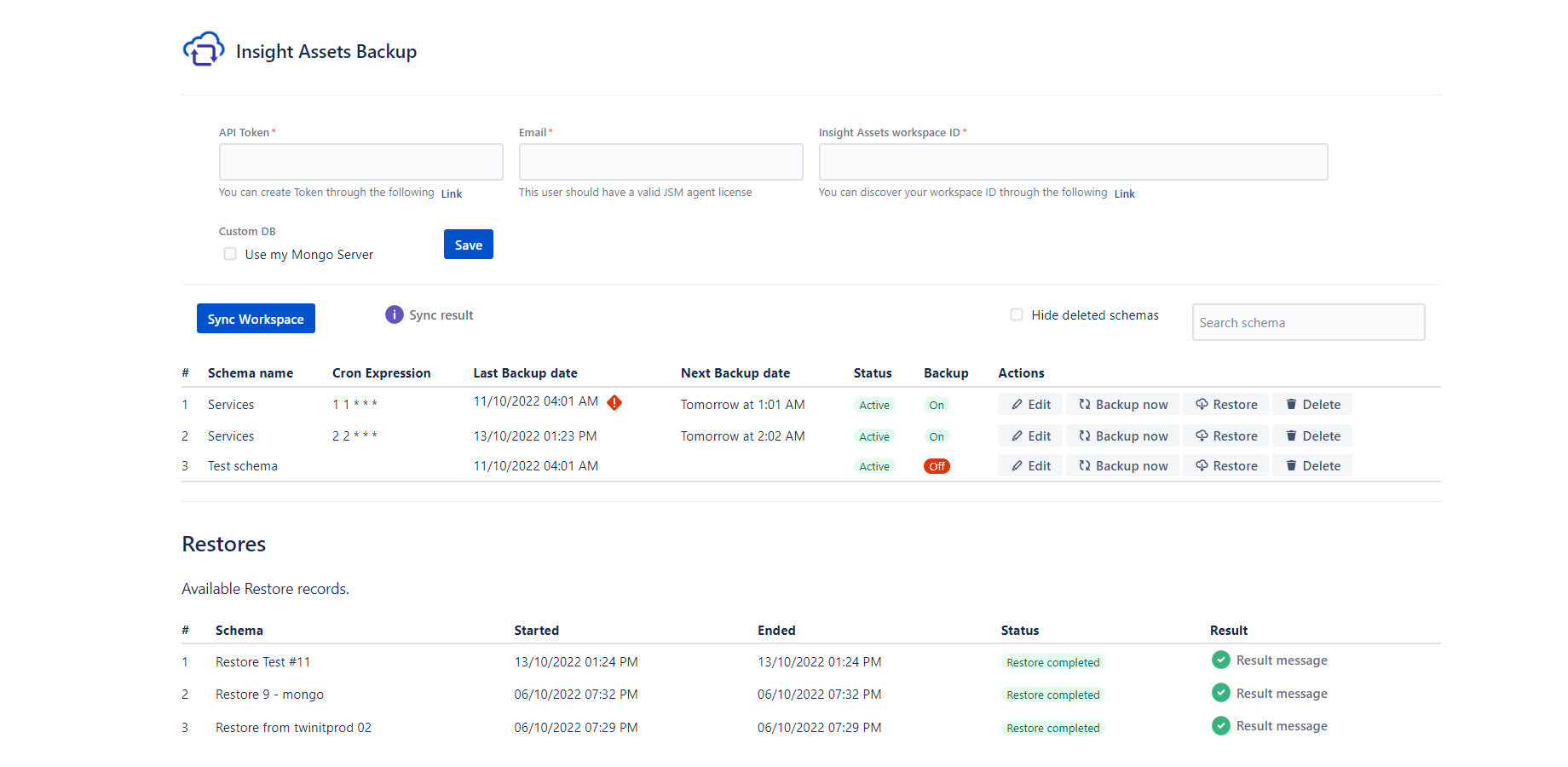 Insight Assets Backup Atlassian Marketplace
