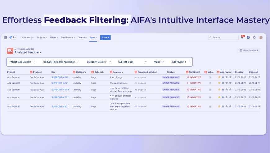 AI Feedback Analyzer | Atlassian Marketplace AI Feedback Analyzer | Atlassian Marketplace