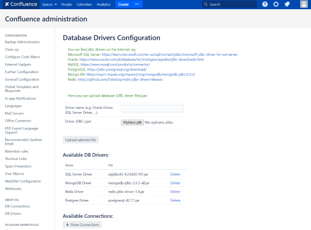 Great SQL Database Integration - Version history | Atlassian Marketplace Great SQL Database Integration - Version history | Atlassian Marketplace