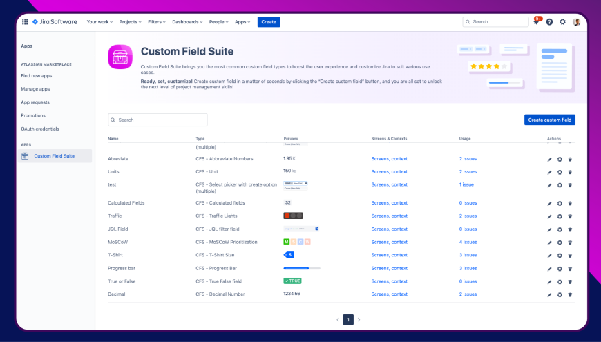 Custom Field Suite - Powerful custom field types for Jira | Atlassian ... Custom Field Suite - Powerful custom field types for Jira | Atlassian ...