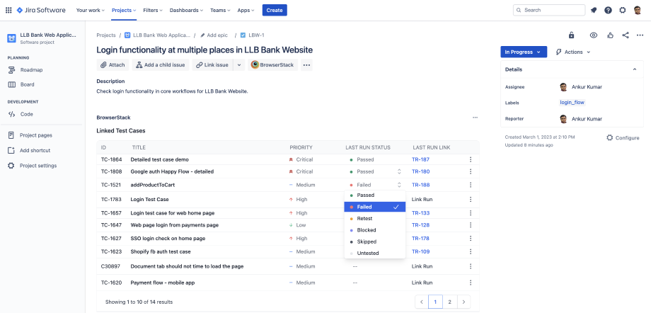 Browserstack Integration For Jira Version History Atlassian Marketplace 
