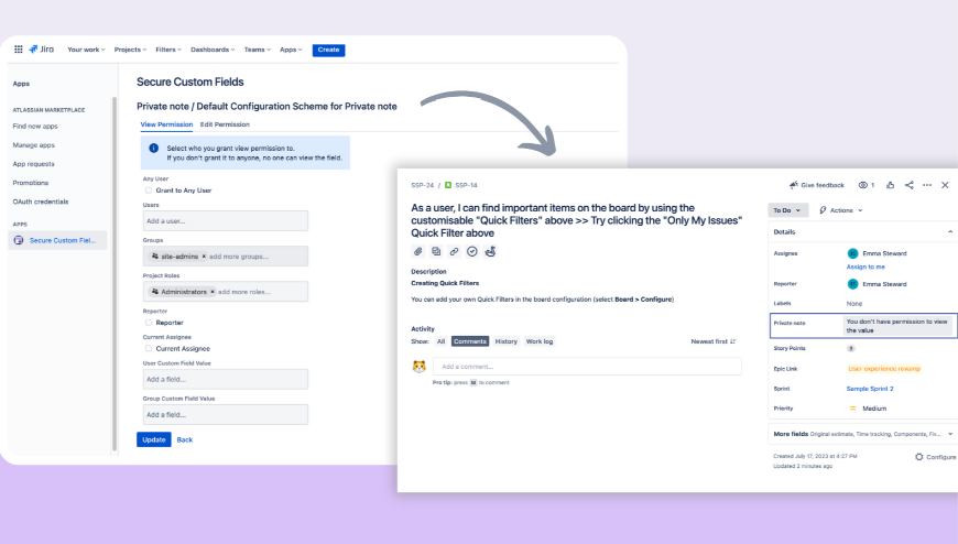 Secure Custom Fields Security And Permission For Jira Atlassian