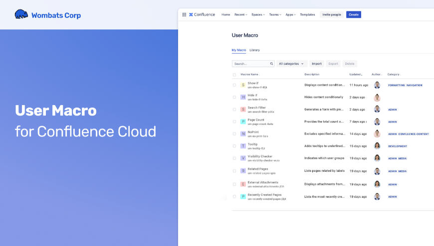 User Macro For Confluence Cloud Atlassian Marketplace