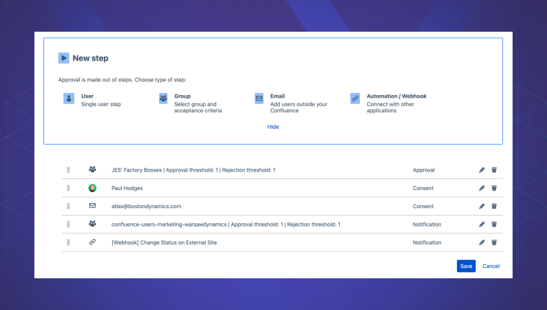 Approval Path for Confluence - Version history | Atlassian Marketplace