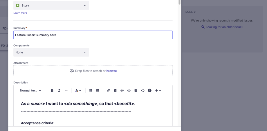 Issue Summary And Description Templates For Jira Cloud Version History Atlassian Marketplace