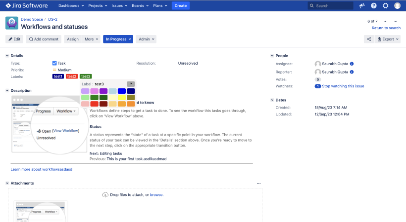 Vamhi Labele - Colored labels for Jira - Version history | Atlassian Marketplace