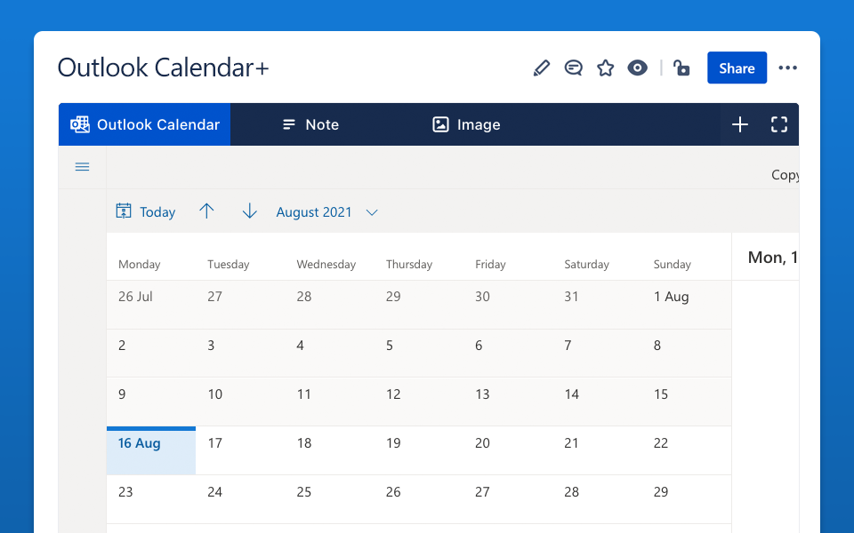 Outlook Calendar Embed For Confluence Atlassian Marketplace