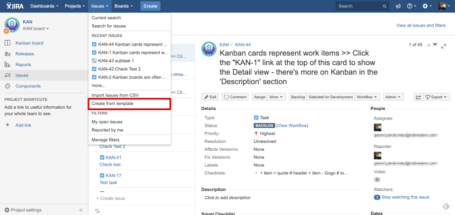 Easy Templates For Jira Issues Version History Atlassian Marketplace