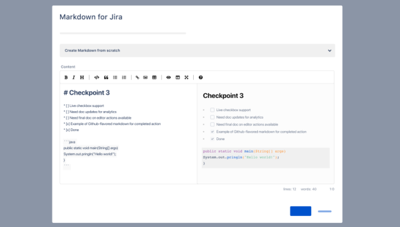 Markdown for Jira | Atlassian Marketplace Markdown for Jira | Atlassian Marketplace