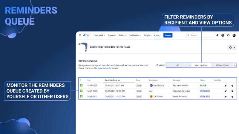 Boomerang Reminders For Jira Issues Version History Atlassian