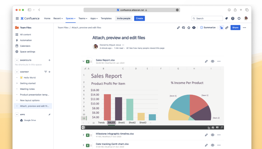 Google Drive Connector for Confluence - Sheets, Docs, Slides | Atlassian Marketplace