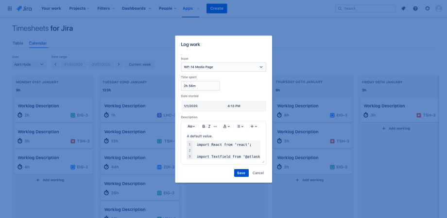 Timesheet Tracking for Jira - Version history | Atlassian Marketplace