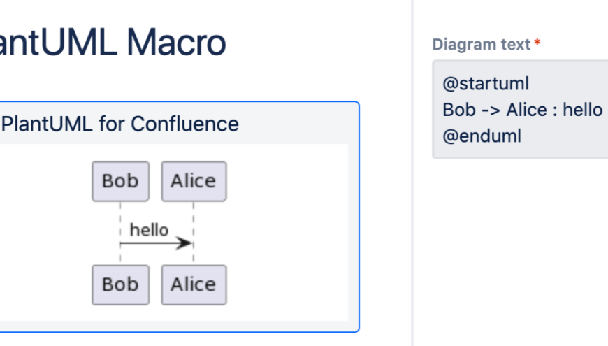 PlantUML Macro for Confluence | Atlassian Marketplace