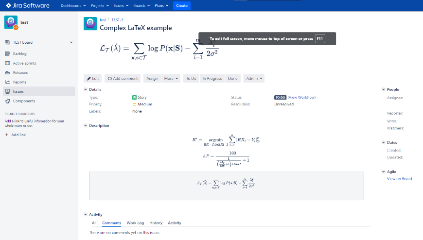 Latex - Math Macro For Jira Data Center And Server | Atlassian Marketplace