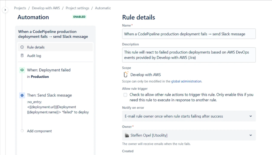 Develop with AWS (Jira) | Atlassian Marketplace