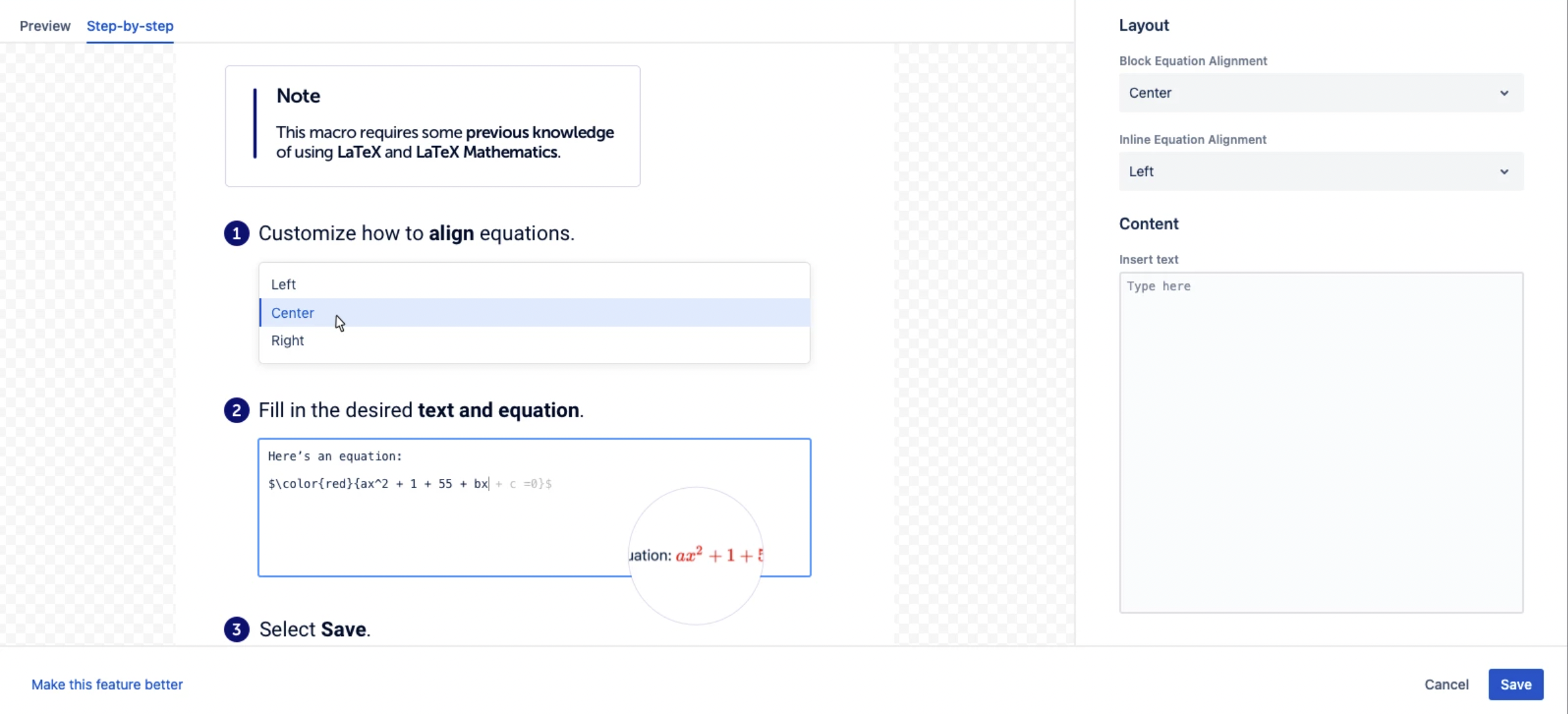 Latex For Confluence | Atlassian Marketplace