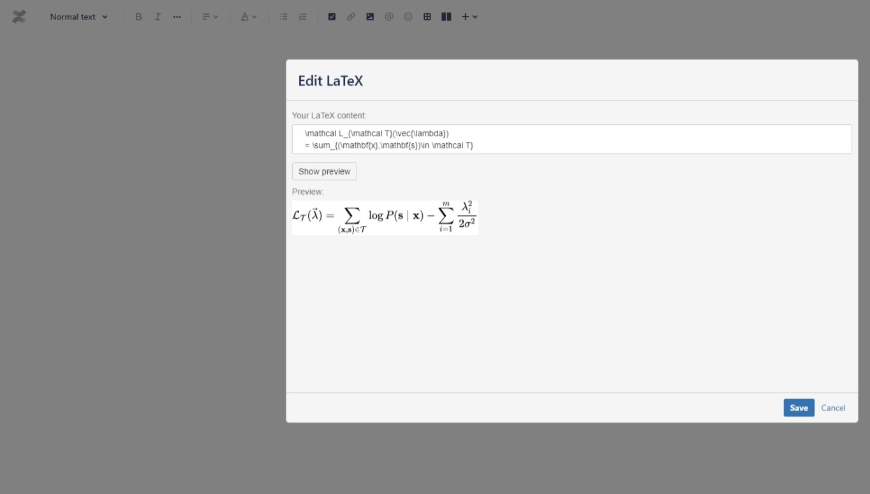 Latex For Confluence With Latex Math Editor | Atlassian Marketplace