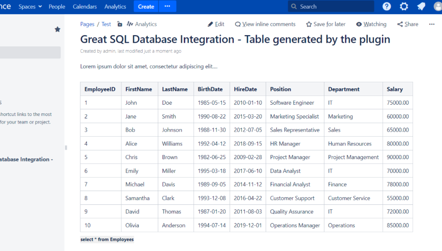 Great SQL Database Integration | Atlassian Marketplace Great SQL Database Integration | Atlassian Marketplace
