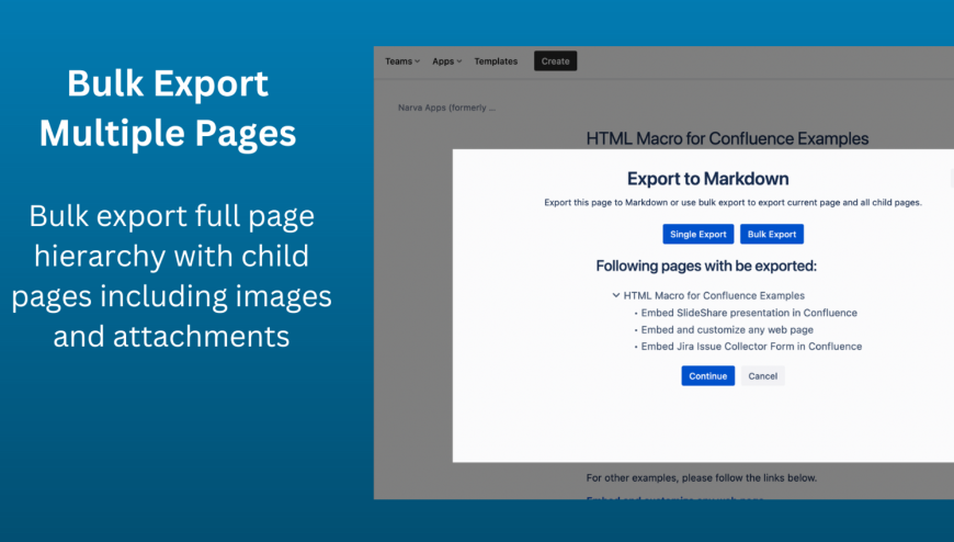 Markdown Exporter for Confluence | Atlassian Marketplace Markdown Exporter for Confluence | Atlassian Marketplace