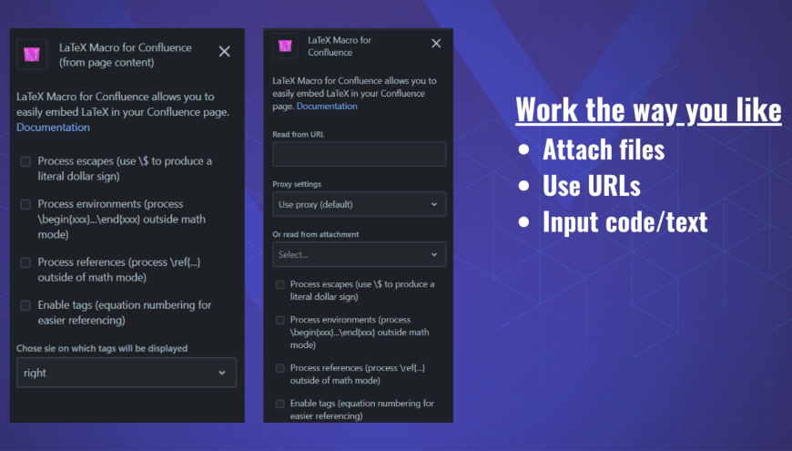 PlantUML, Swagger, Open API, Markdown, HTML, Latex, AsciiDoc ... PlantUML, Swagger, Open API, Markdown, HTML, Latex, AsciiDoc ...