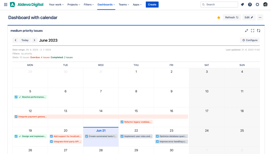 Issue Calendar for Jira | Atlassian Marketplace Issue Calendar for Jira | Atlassian Marketplace