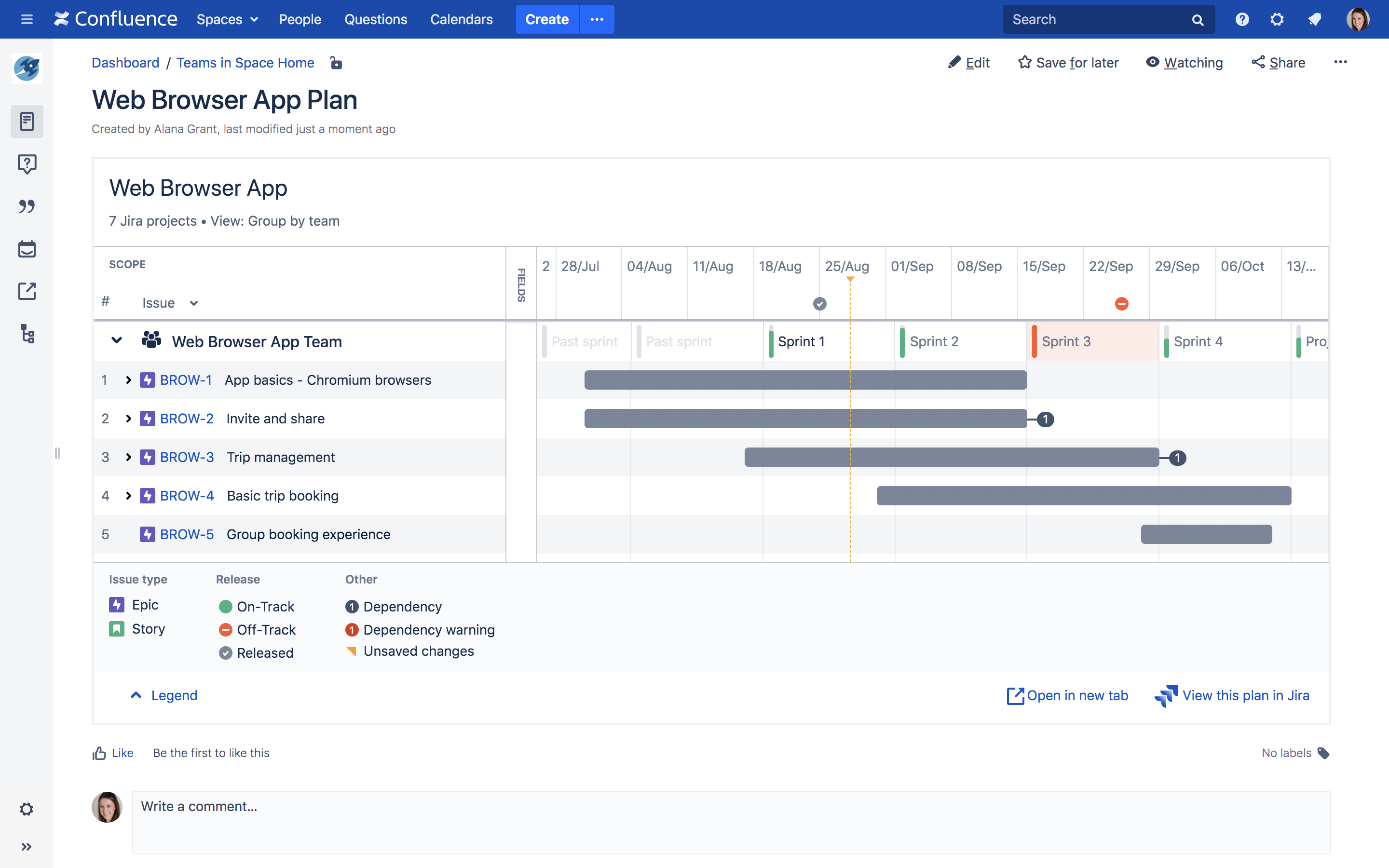 Advanced Roadmaps For Jira In Confluence Atlassian Marketplace