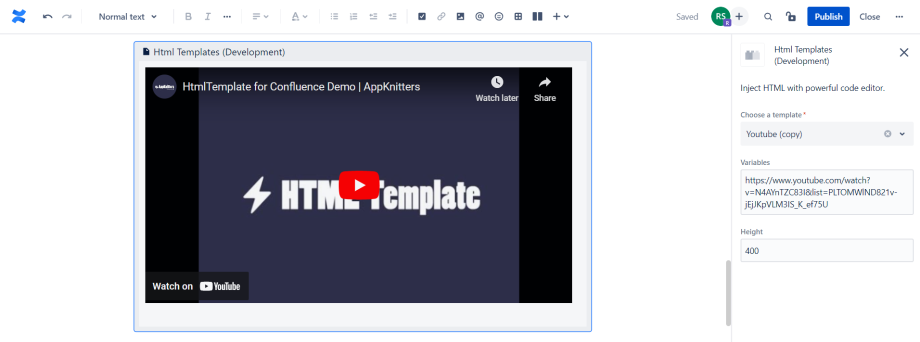 Html Template Embed-Build custom macro using Html,JS and CSS - Version ... Html Template Embed-Build custom macro using Html,JS and CSS - Version ...