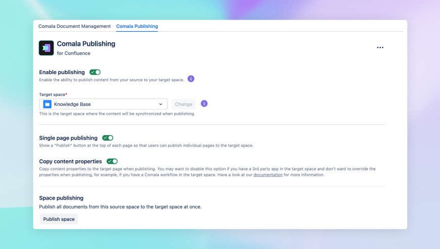 Comala Publishing Atlassian Marketplace