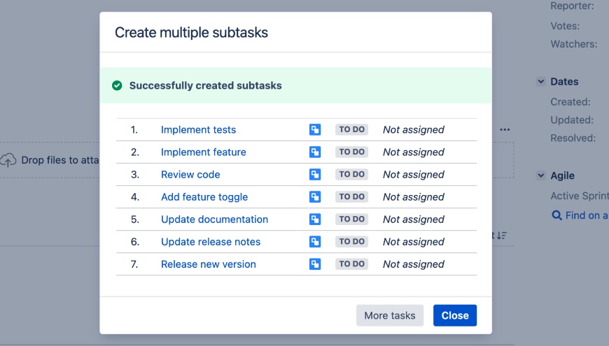 Multiple Subtasks for Jira | Atlassian Marketplace Multiple Subtasks for Jira | Atlassian Marketplace