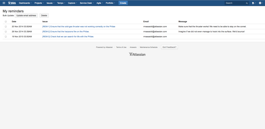My Reminders For Jira Version History Atlassian Marketplace