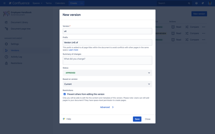 Scroll Documents for Confluence - Version history | Atlassian Marketplace