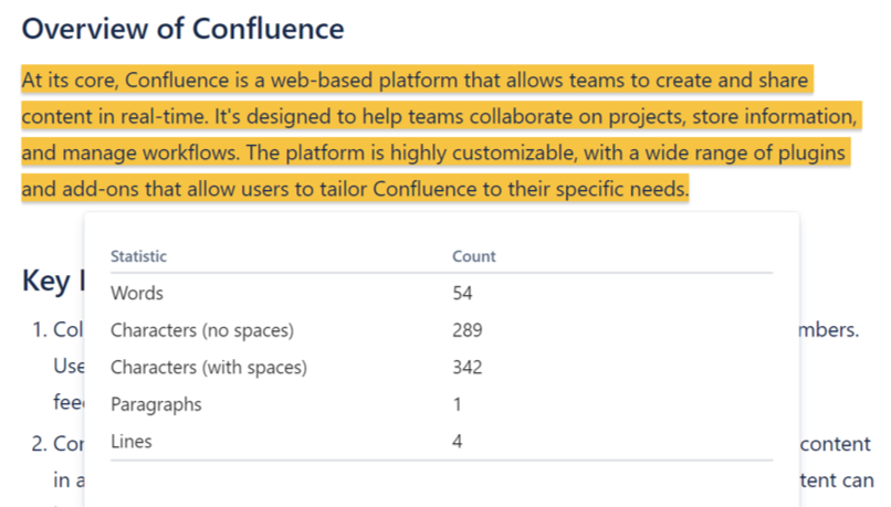 Count for Confluence | Atlassian Marketplace Count for Confluence | Atlassian Marketplace
