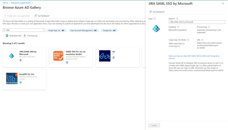 Microsoft Azure Active Directory Single Sign On For Jira Version History Atlassian Marketplace 