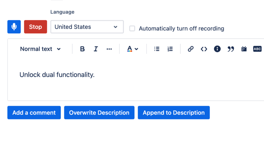 Speech To Text For Jira Atlassian Marketplace