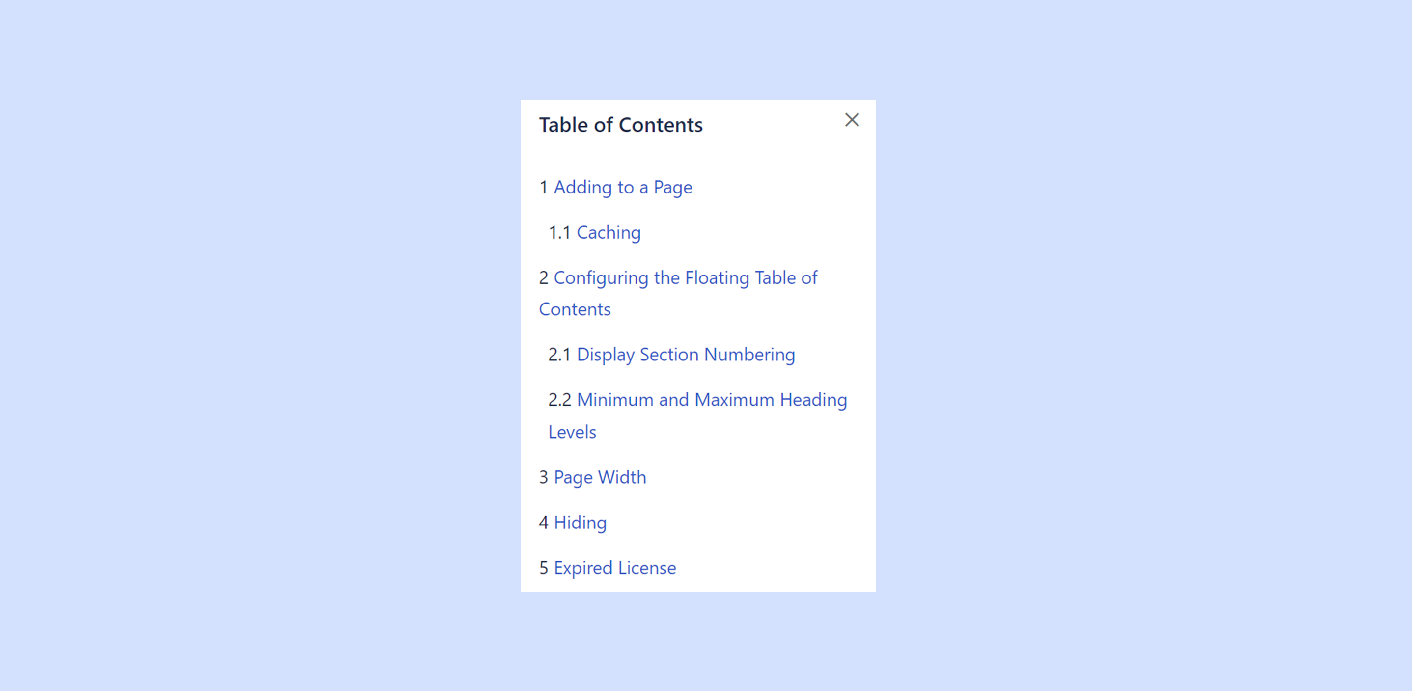 Floating Table of Contents for Confluence | Atlassian Marketplace Floating Table of Contents for Confluence | Atlassian Marketplace