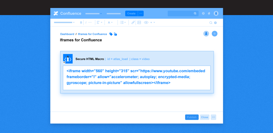 Iframes for Confluence - Version history | Atlassian Marketplace